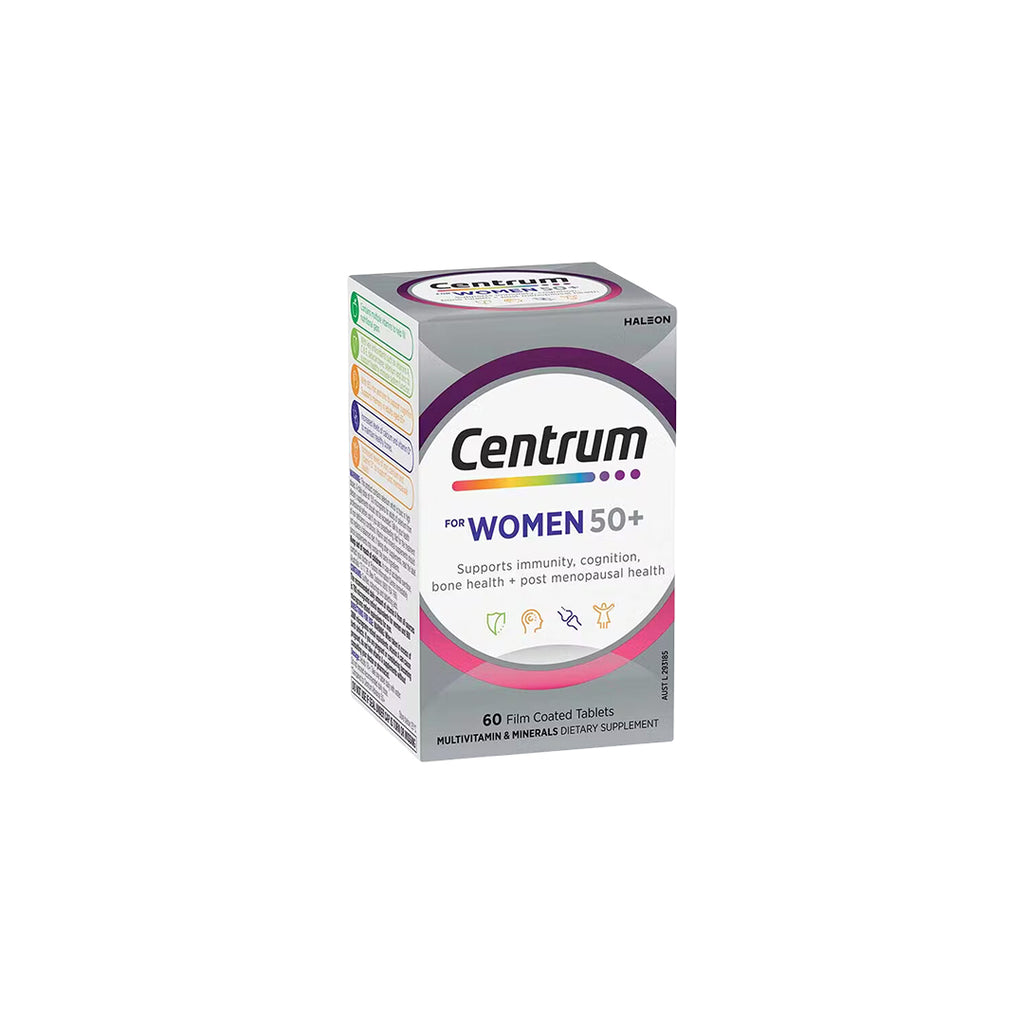 Centrum Women 50+ Multivitamin & Minerals Dietary Supplement 60 Tablet ...