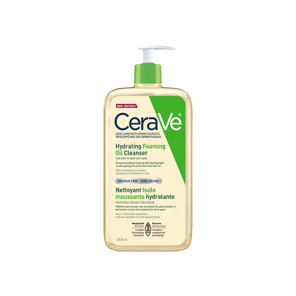 Cerave Hydrating Foaming Oil Cleanser 355ml – Essentials.lk