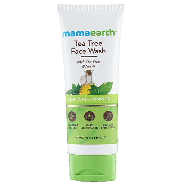 Buy Mamaearth Tea Tree Facewash For Acne And Pimples 100ml In Sri Lanka
