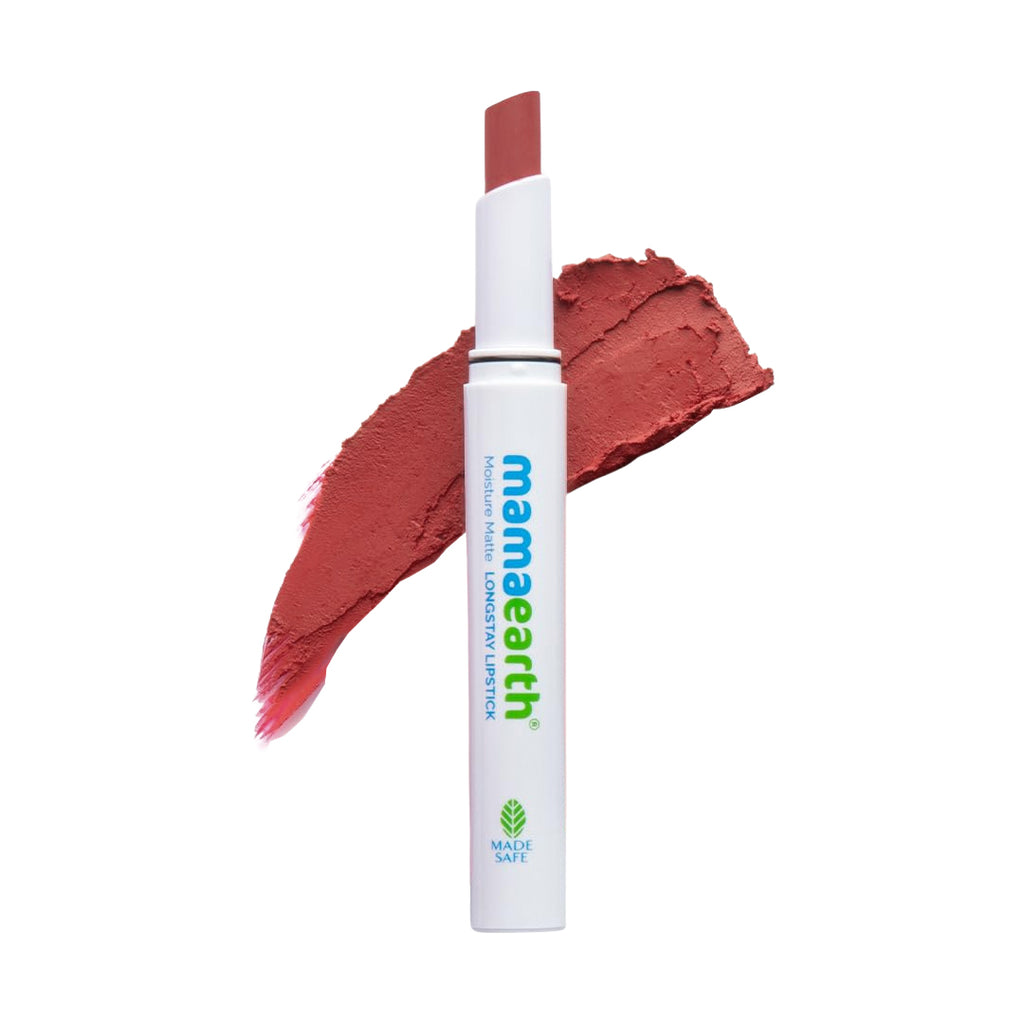 Mama Earth Moisture Matte Longstay Lipstick With Avacado Oil & Vitamin ...