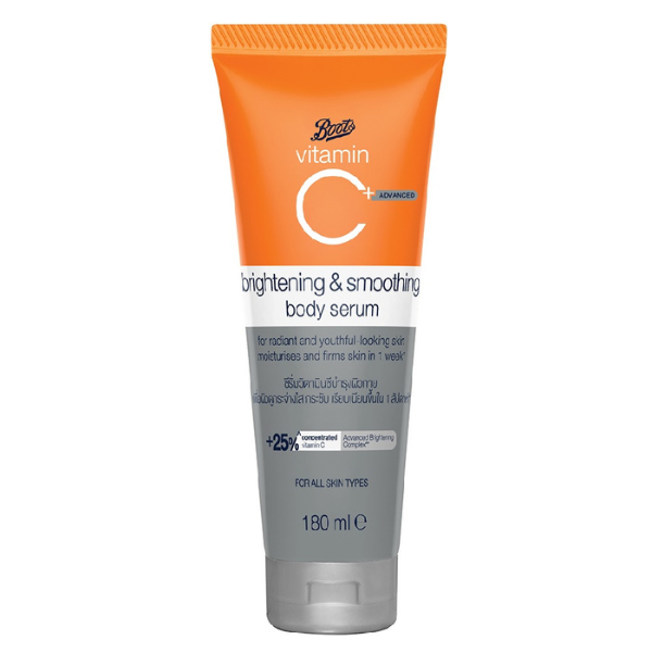 Buy Boots Vitamin C Advanced Brightening & Smoothing Body Serum 180ml ...
