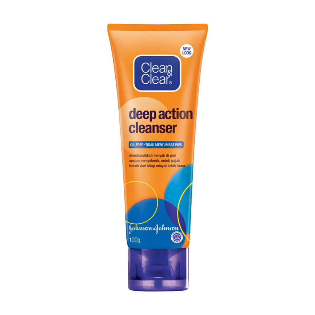 Clean & Clear Deep Action Cleanser 100g – Essentials.lk