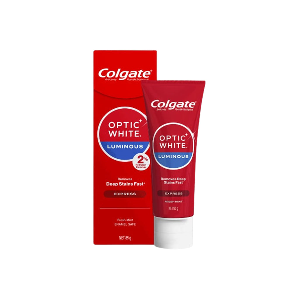 Colgate Optic White Luminous Deep Stains Fast Express Whitening Toothp ...