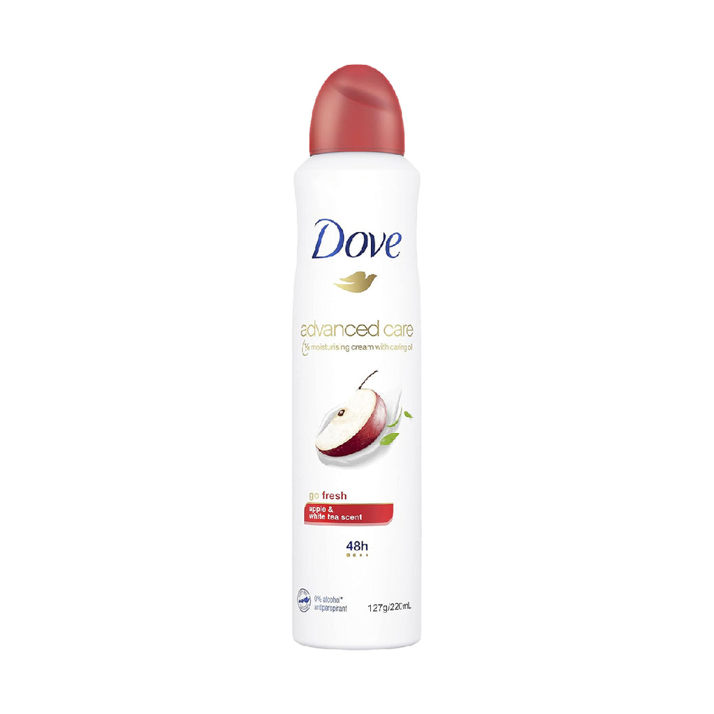 Dove Advanced Care Go Fresh Apple & White Tea Scent Antiperspirant Deo ...