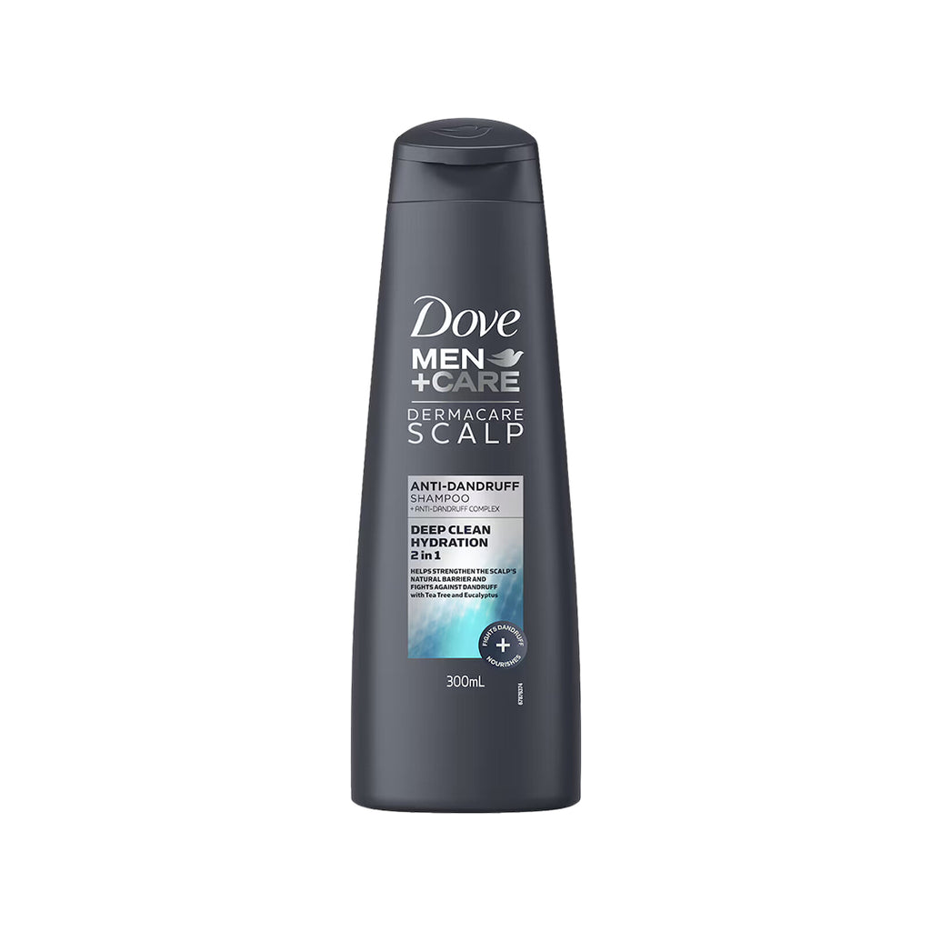 Dove Men Dermacare Scalp Anti Dandruff Deep Clean Hydration 2 In 1 Sha ...
