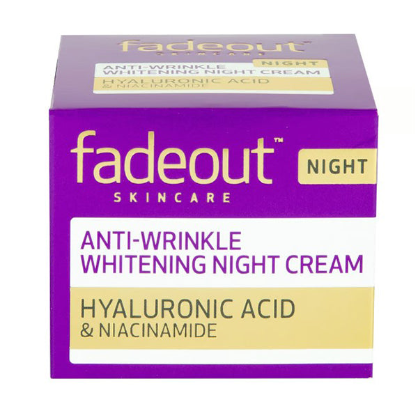 Buy Fadeout Anti Wrinkle Hyaluronic Acid & Niacinamide Whitening Cream ...