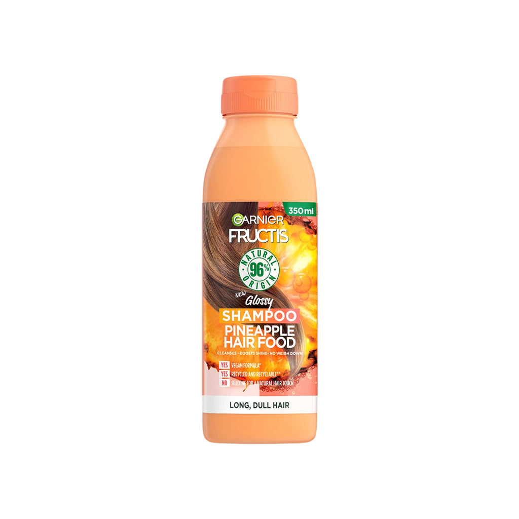 Garnier Fructis Hair Food Pine Apple Glossy Shampoo 350ml – Essentials.lk