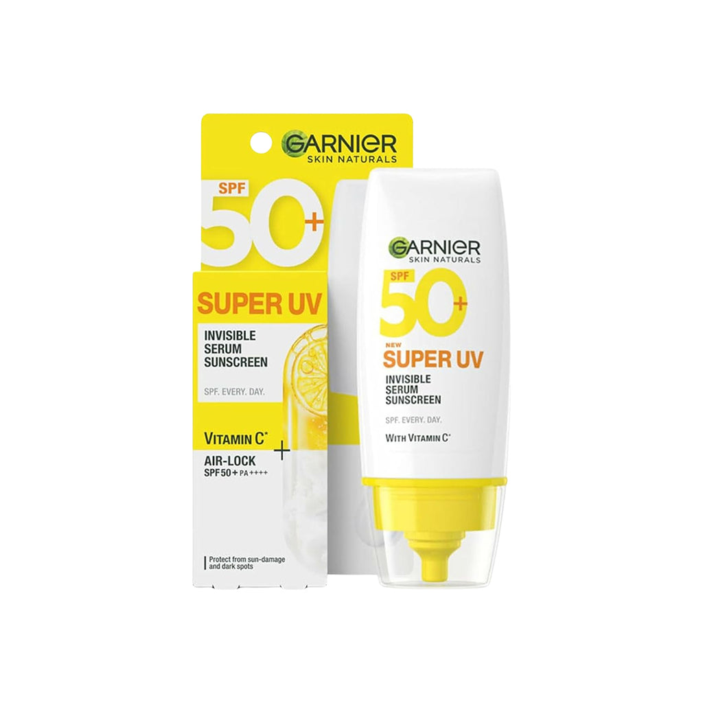Garnier Super UV Invisible Serum Sunscreen SPF 50 30ml – Essentials.lk