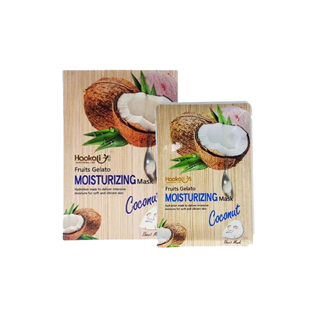 Haokali Fruits Gelato Moisturizing Coconut Sheet Mask 10pcs – Essentials.lk