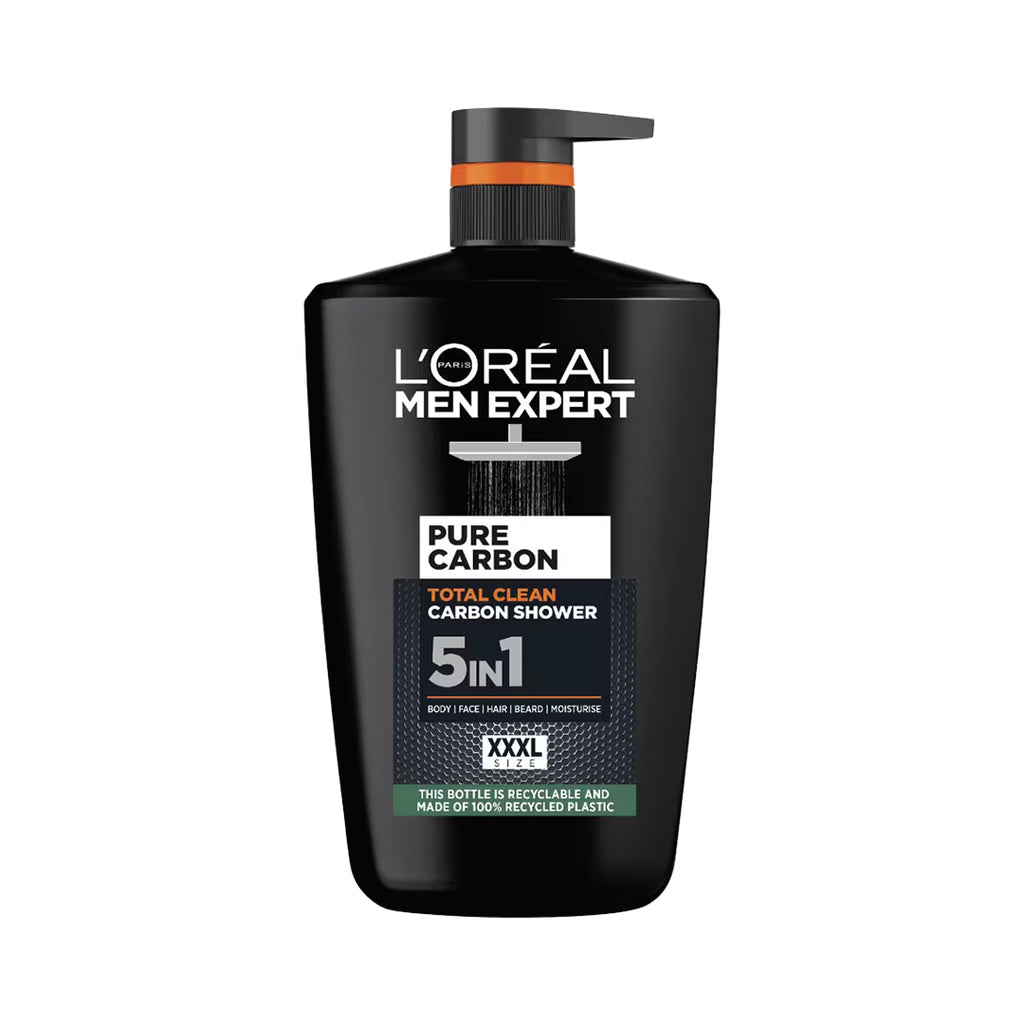 L'Oreal Men Expert Pure Carbon Total Clean 5 In 1 Shower Gel 1L ...