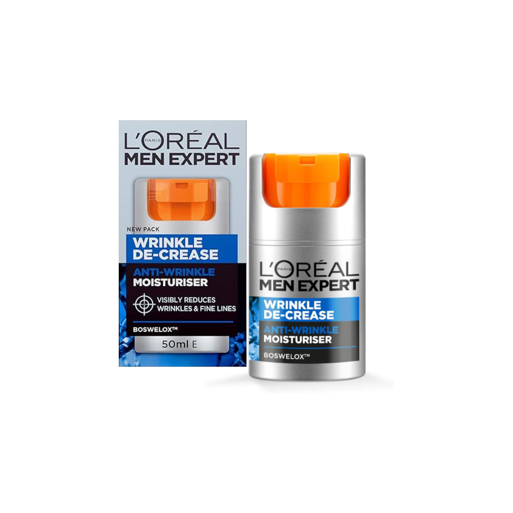 L'Oreal Men Expert Wrinkle De - Crease Anti - Wrinkle Moisturiser 50ml ...