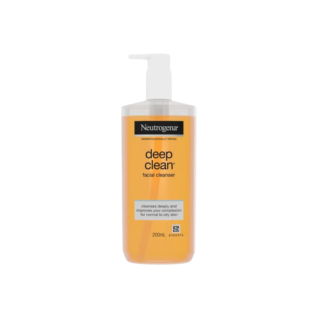 Neutrogena Deep Clean Facial Cleanser For Normal to Oily Skin 200ml ...