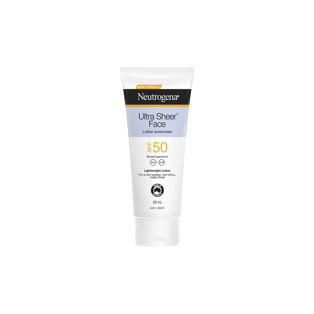 Neutrogena Ultra Sheer SPF 50 Face Sunscreen Lotion 88ml – Essentials.lk