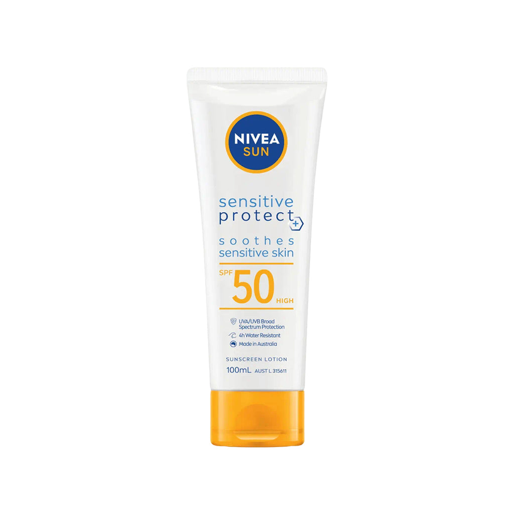 Nivea Sun Sensitive Protect SPF 50 Sunscreen Lotion 100ml – Essentials.lk