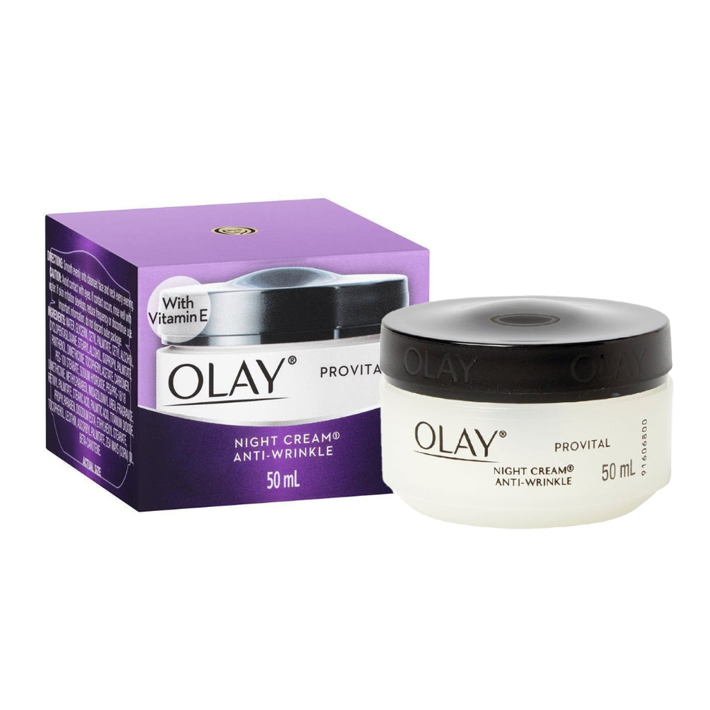 Olay Anti - Wrinkle Night Cream With Vitamin E 50ml – Essentials.lk