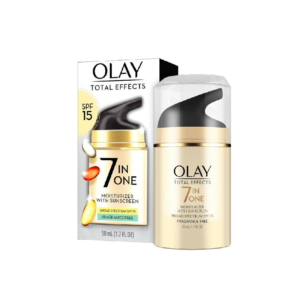 Olay Total Effects Fragrance-Free Anti-Aging Moisturizer with SPF 15 ...