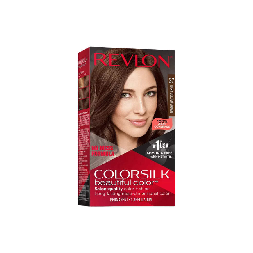 Revlon Colorsilk Hair Color 37 Dark Golden Brown – Essentials.lk