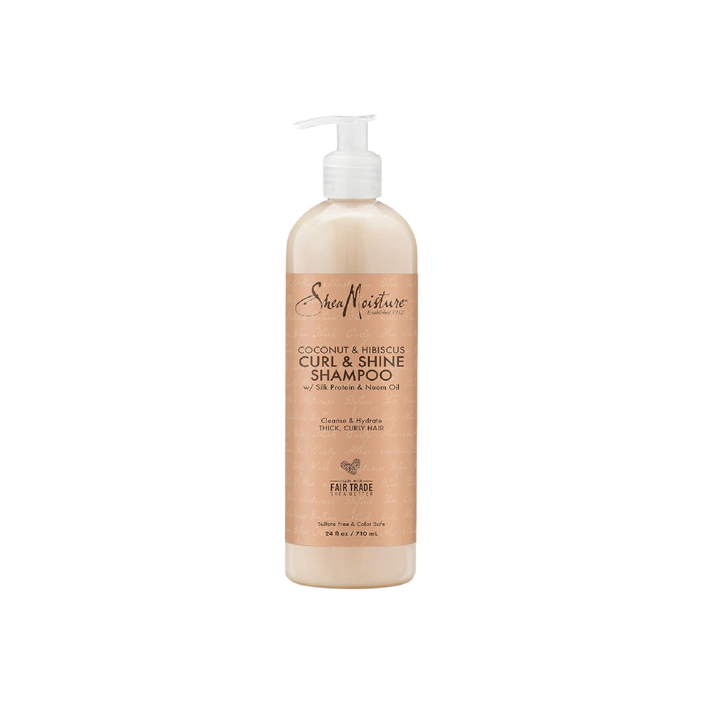 Shea Moisture Coconut & Hibiscus Curl & Shine Shampoo 710ml – Essentials.lk