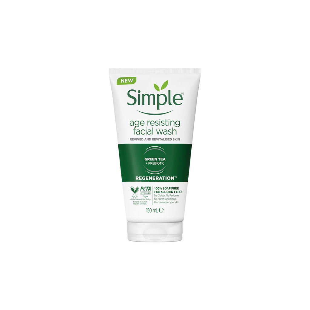 Simple Age Resisting Facial Wash 150ml – Essentials.lk