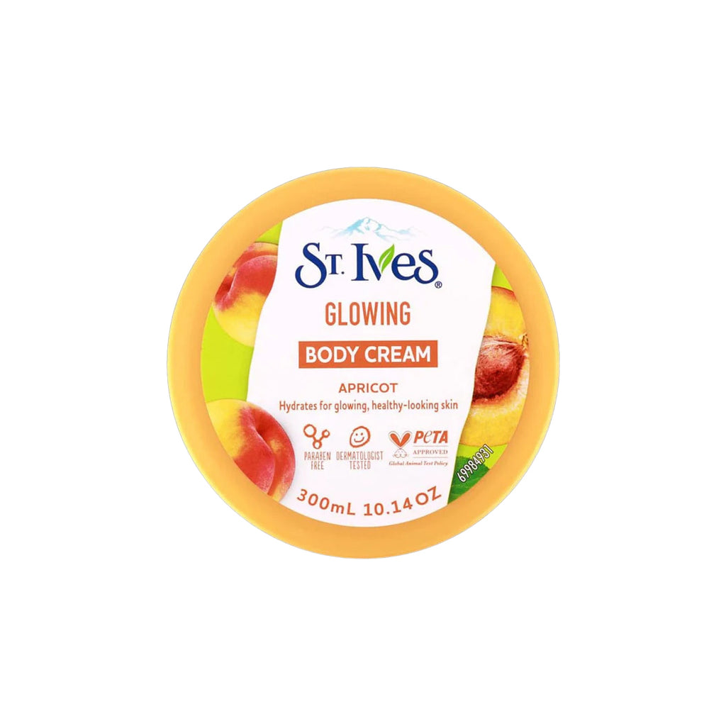 St. Ives Glowing Body Cream With Apricot 300ml – Essentials.lk