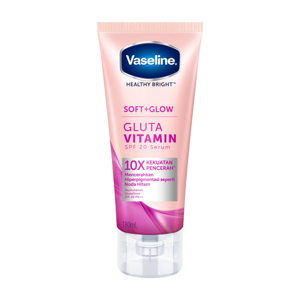 Vaseline Healthy Bright Soft+Glow Gluta Vitamin SPF 20 Body Serum 180m ...