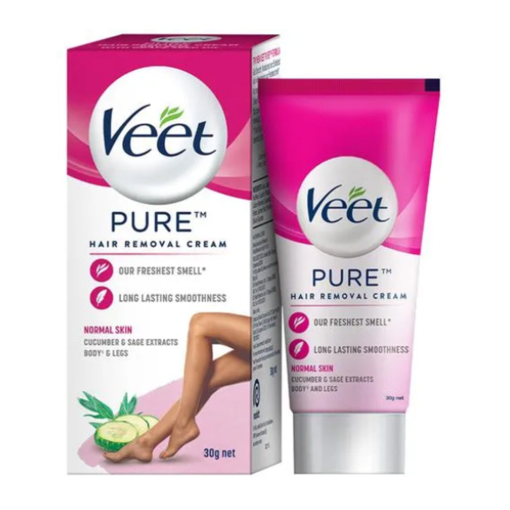Veet Pure Hair Removal Cream Normal Skin 30g – Essentials.lk