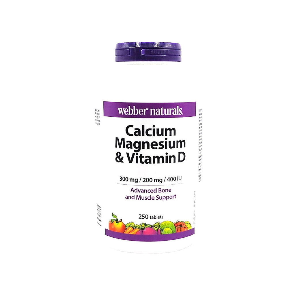 Webber Naturals Calcium Magnesium & Vitamin D Advanced Bone and Muscle ...