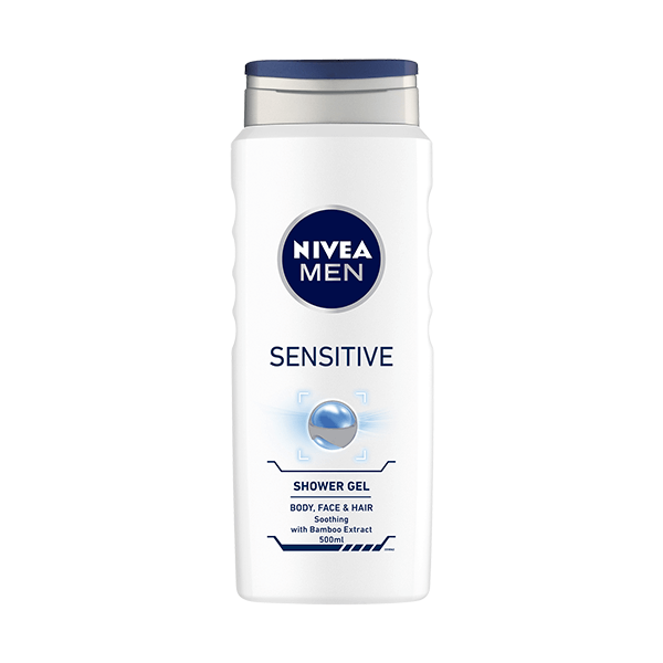 Buy Nivea Men Sensitive Shower Gel Body, Face & Hair 500ml – Essentials.lk