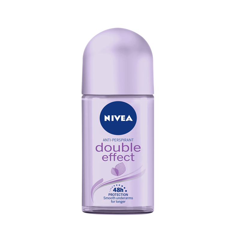 Nivea Women Double Effect Deodorant 48h Anti-Perspirant Roll On 50ml ...